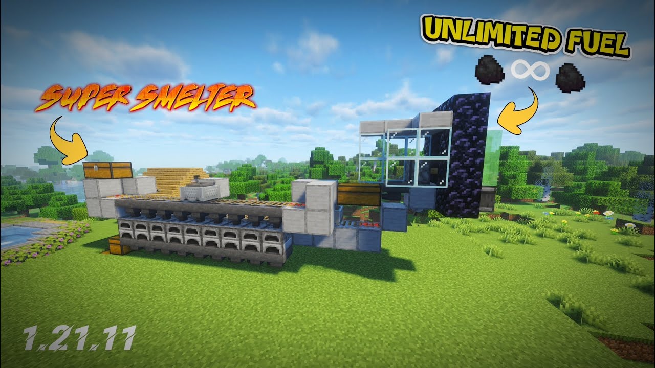 The Best Easy to Build ULTIMATE Automatic Fuel & Super Smelter in ...