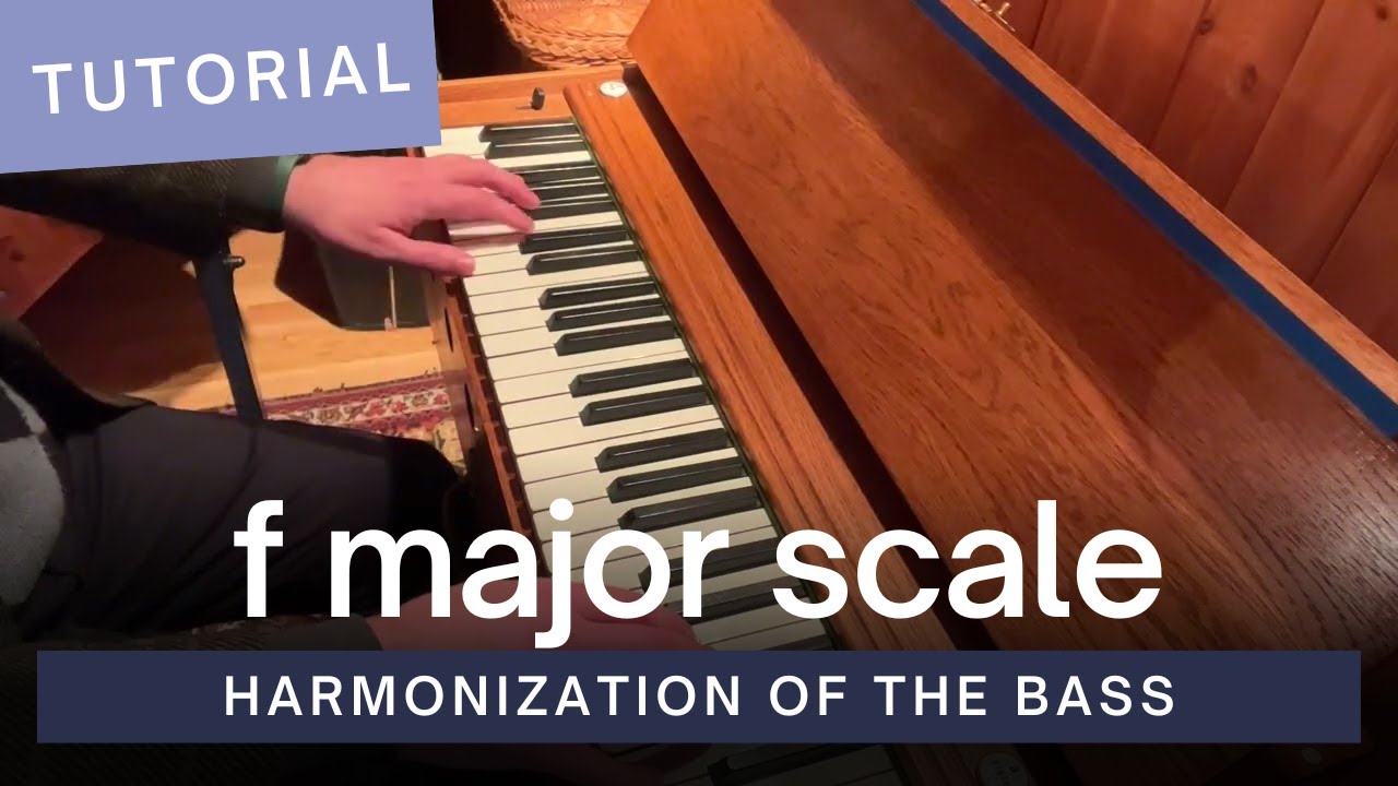 How to Harmonize F Major Scale in the Bass - YouTube