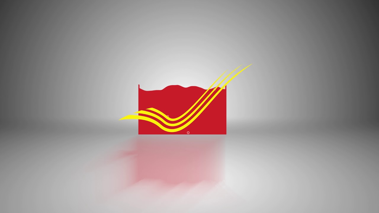 India Post logo liquid fill reveal - YouTube