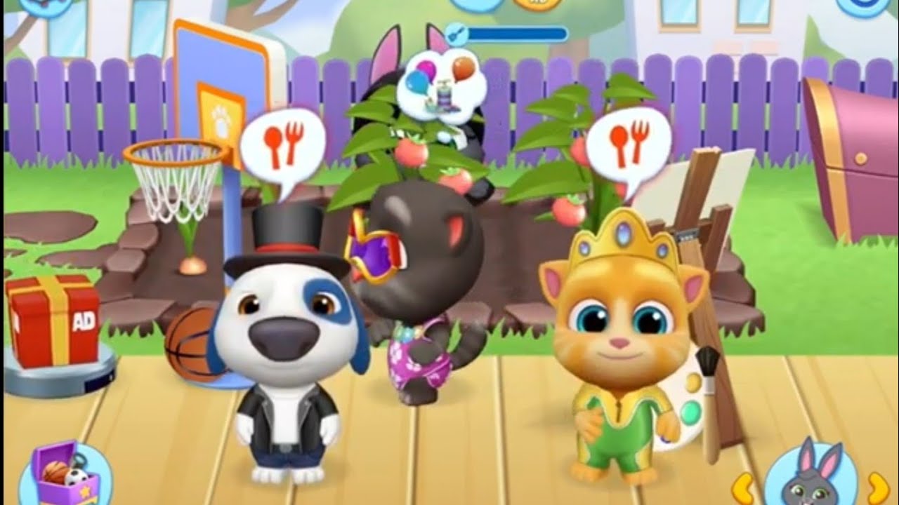 My talking tom friends gameplay walkthrough #8 - YouTube