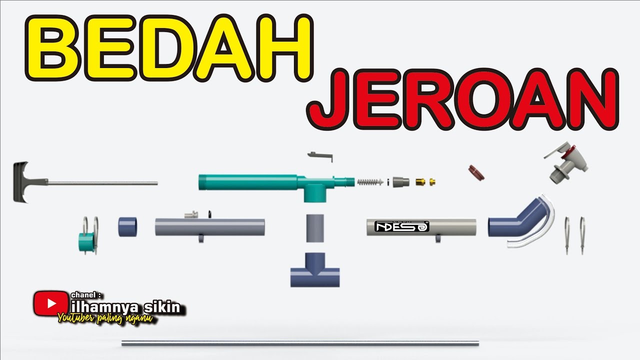 [tampilan 3D] Detail banget ! Unit paser paralon sederhana - YouTube