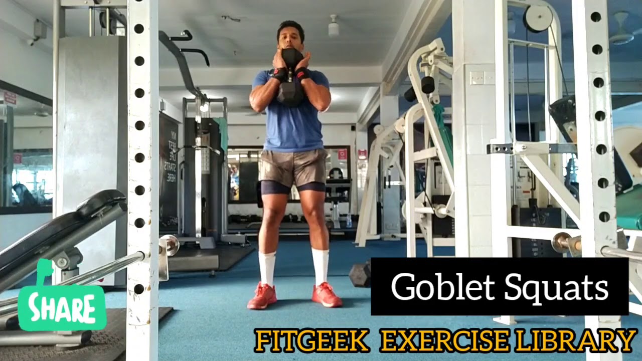 Goblet Squats - FITGEEK Exercise Library - YouTube