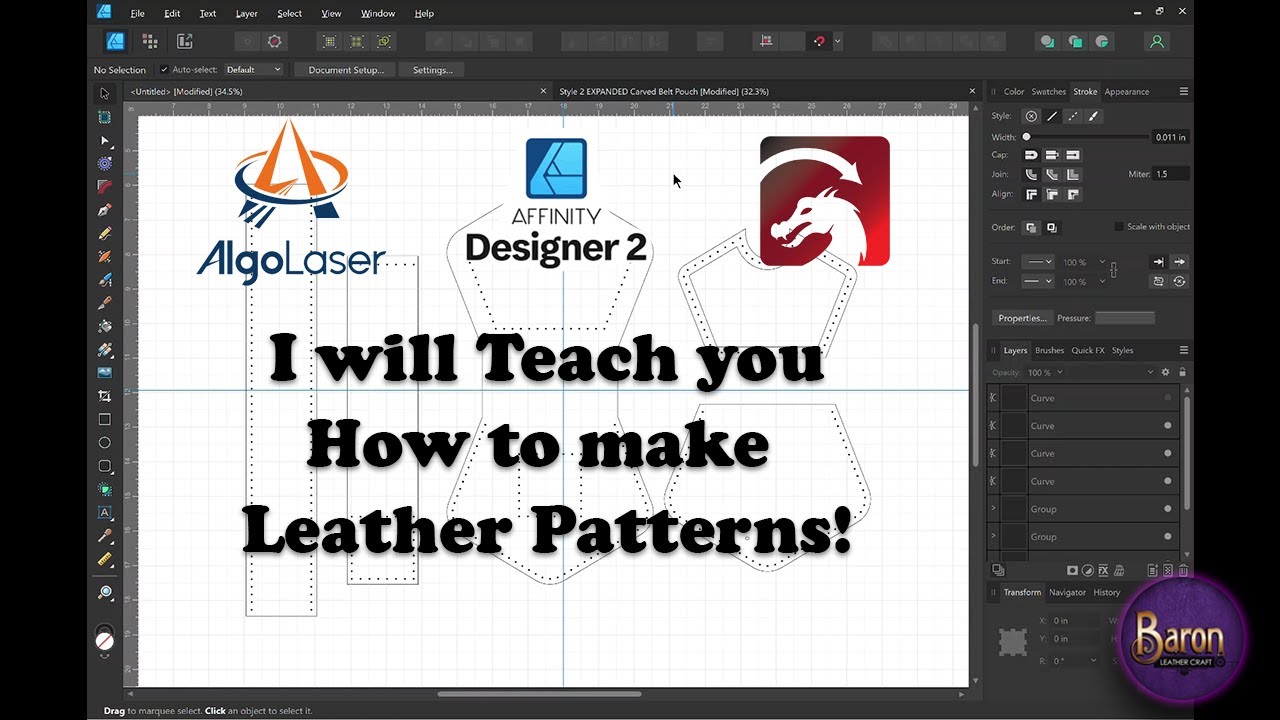 Learn how to create Leather Patterns Using Affinity Designer ...