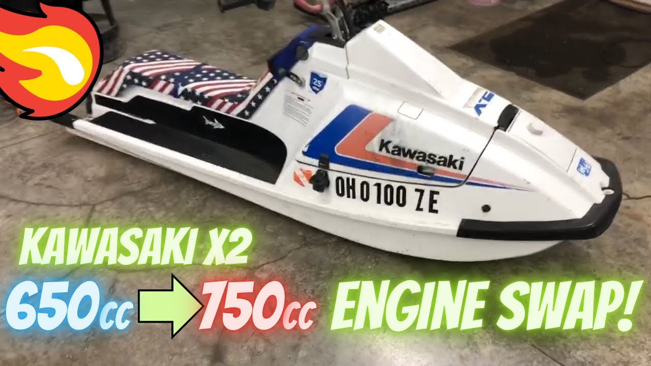 ENGINE SWAP!! Hot Rodding an Old Jet Ski - YouTube