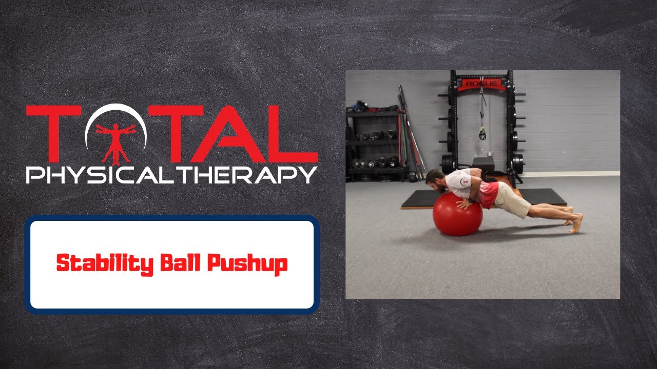 Stability Ball Pushup - YouTube