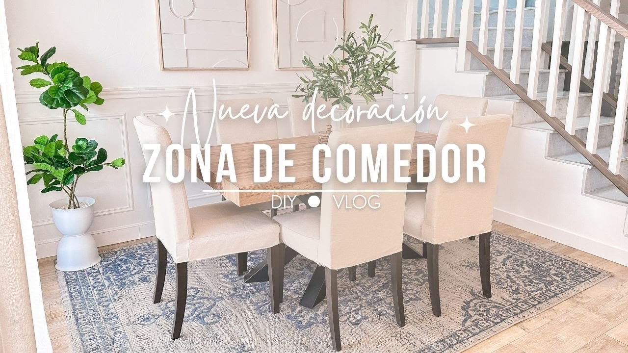 Transformé mi comedor en un espacio de LUJO: decoración ELEGANTE y ...