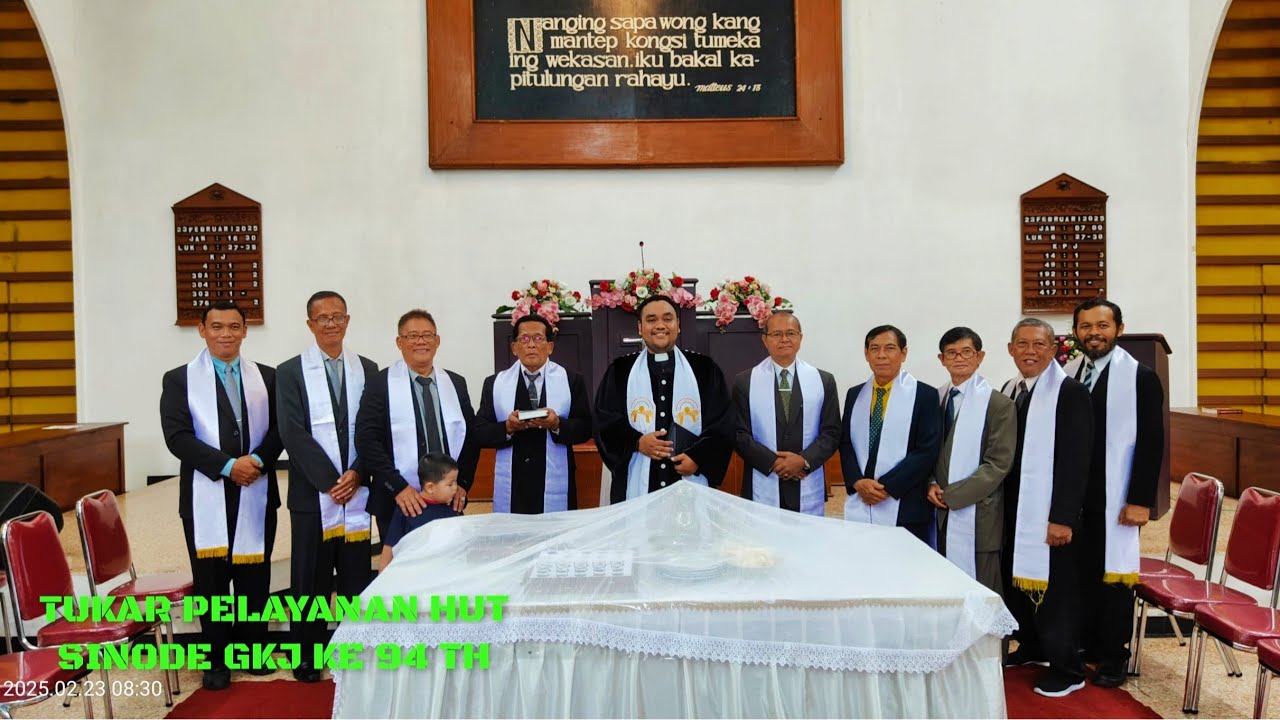 TUKAR PELAYANAN,HUT SINODE GKJ KE 94 TH,23-02-2025 DI GKJ WONOGIRI@GKJWONOGIRI - YouTube