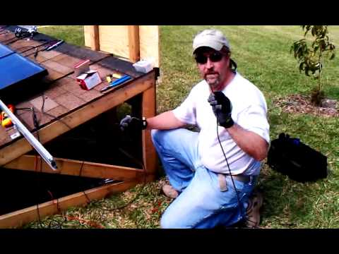 Short circuiting a solar array and dc arcing - YouTube