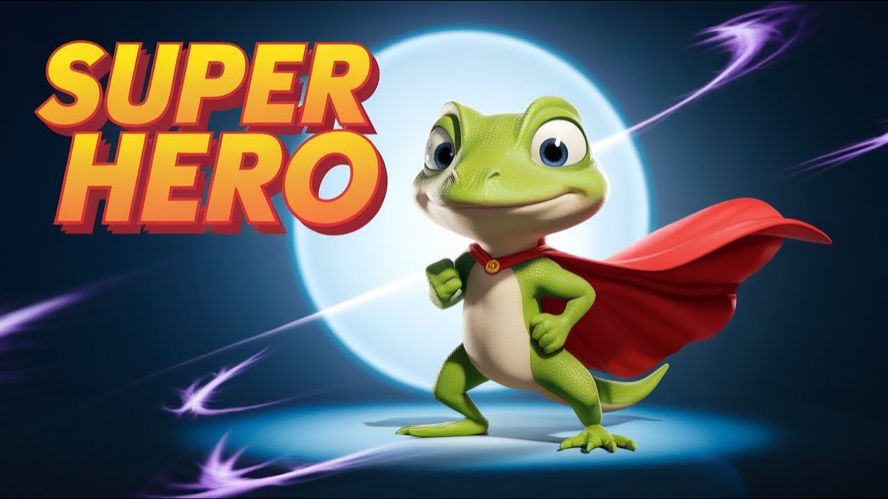 My Lizard is a Superhero 🐯 Fun Dance Song for Kids - YouTube