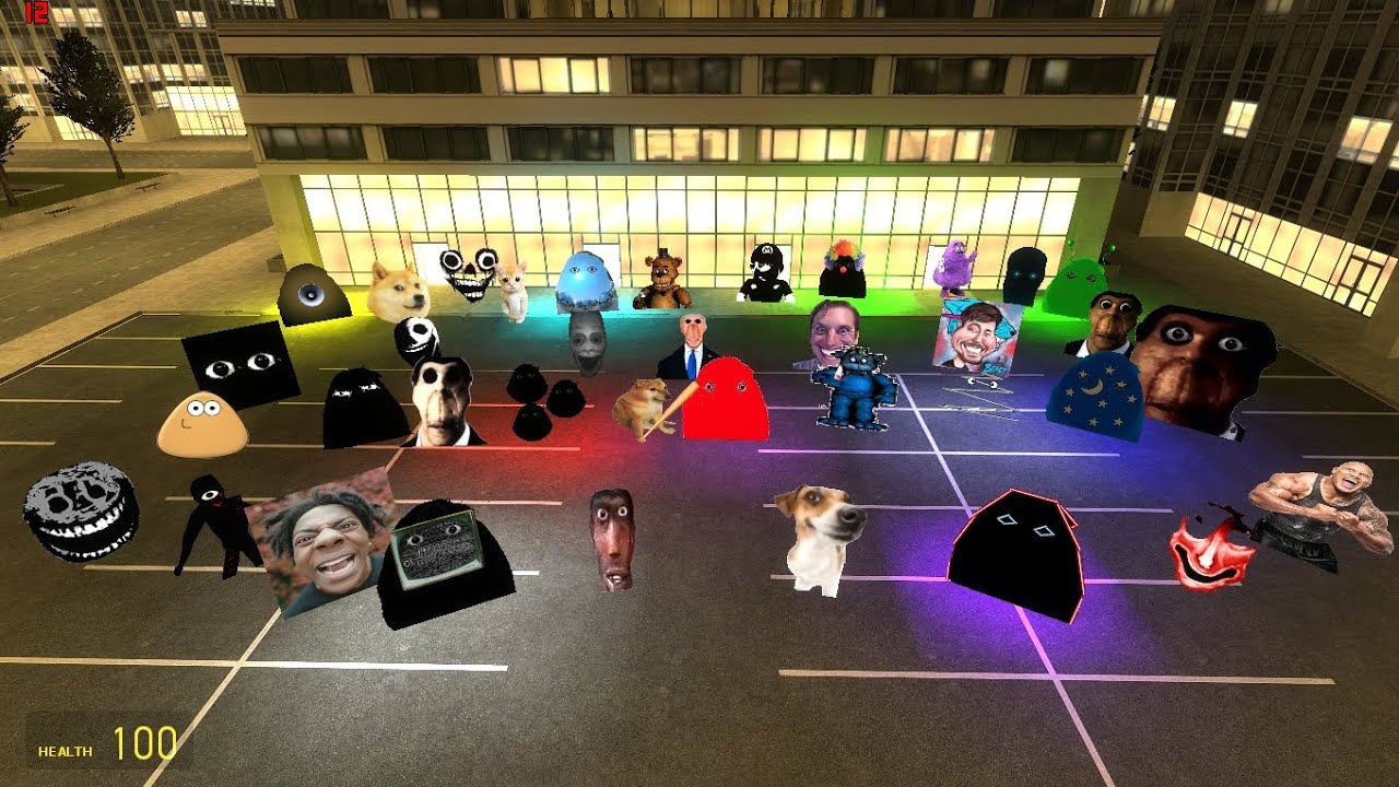 Too Much Nextbot Angry MUNCI Family, Obunga, Uncle, Rush, Trauma, Jerma ...