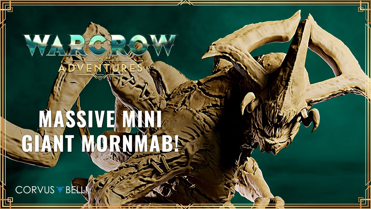 Massive Mini Add-On For Warcrow Adventures - Giant Mornmab! - YouTube