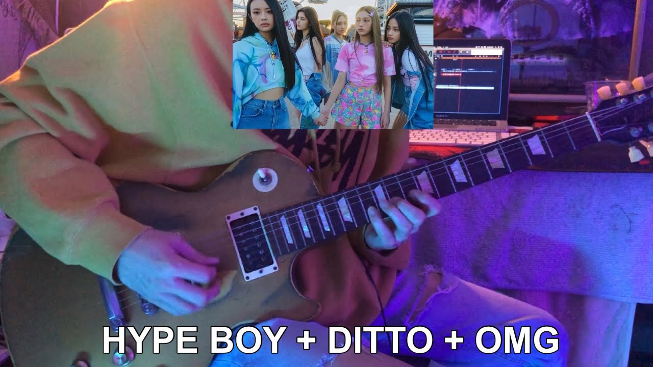 NewJeans - Hype Boy + Ditto + OMG (Medley Guitar Cover) - YouTube