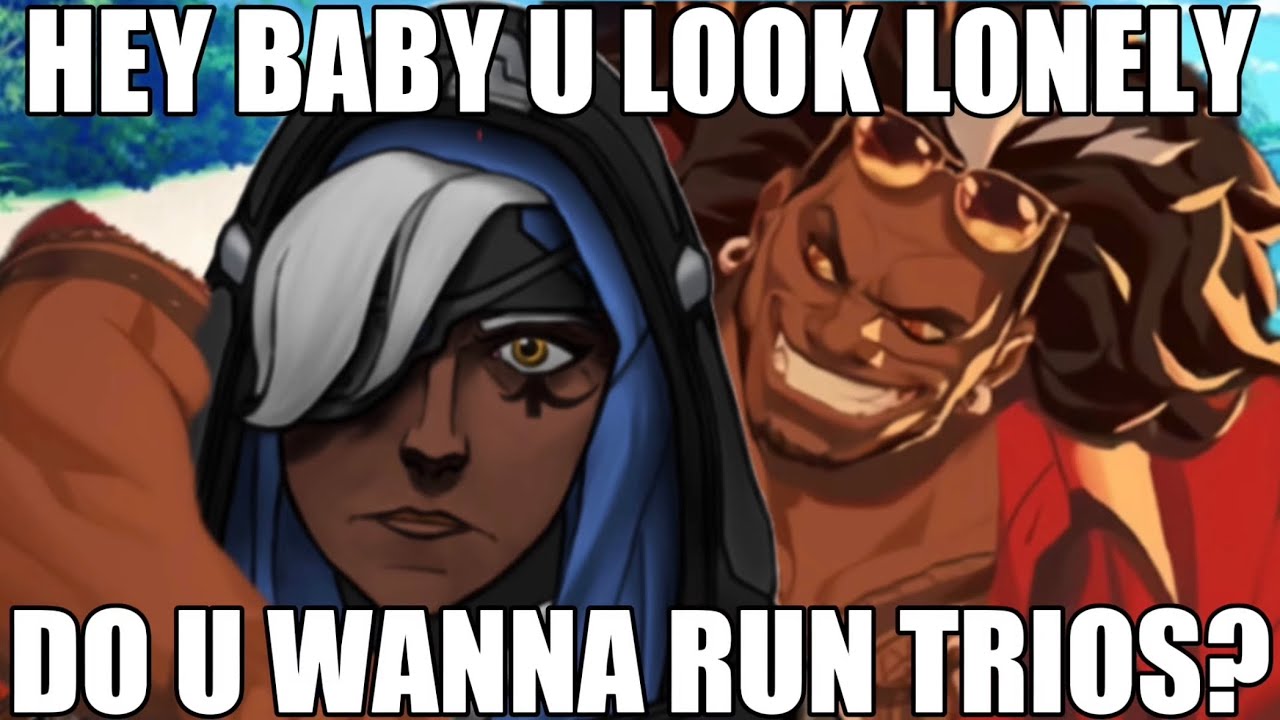 reinhardt and ana go to the beach - YouTube