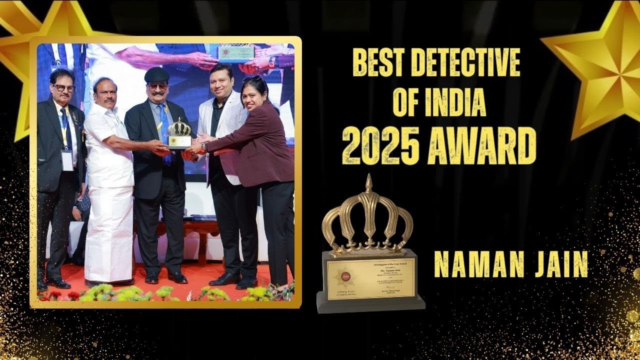 Best Detective of India 2025 Award | #namanjain #detective # ...