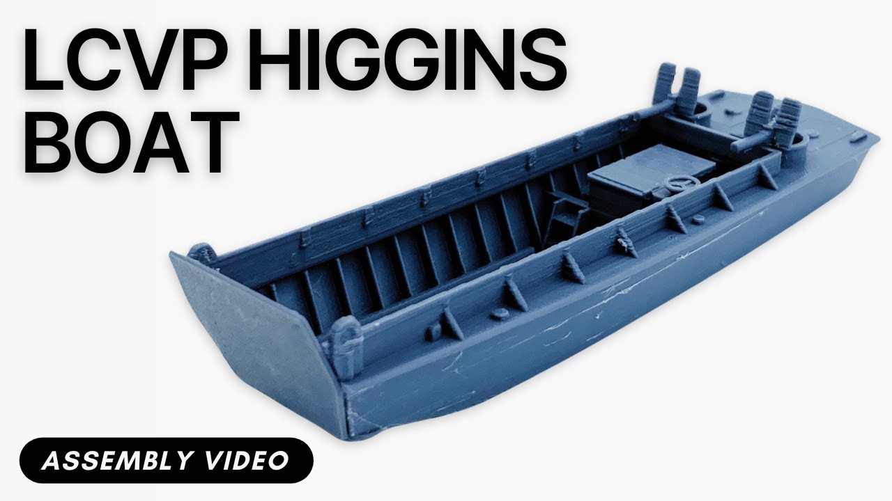 LCVP Higgins Boat Assembly Video - YouTube