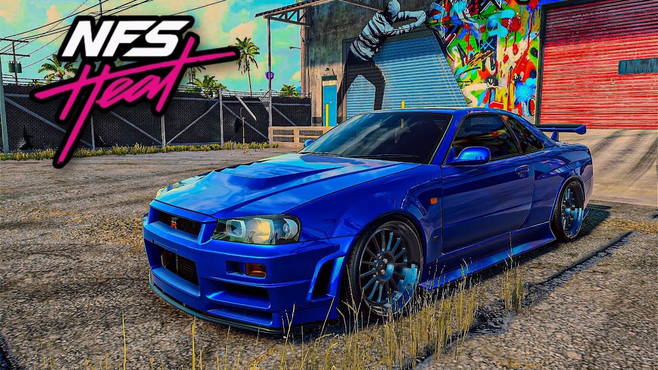 Skyline GTR R34 NFS HEAT - YouTube