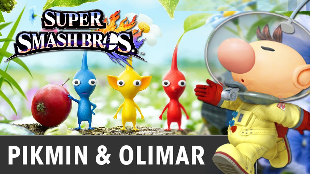 Super Smash Bros. Wii U / 3DS: Captain Olimar / Pikmin: Character ...