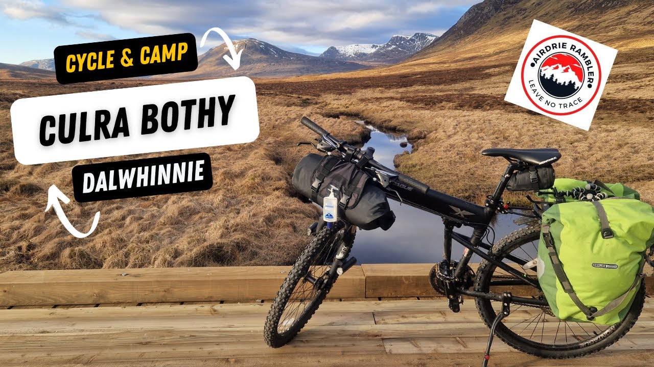Cycling and Wild Camping at Culra Bothy - YouTube