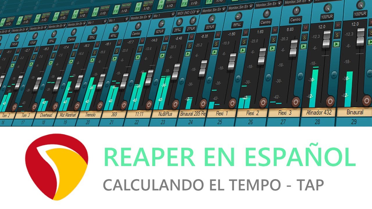 Como Calcular el Tempo de una Canción en Reaper - Tap Tempo / Reaper en ...