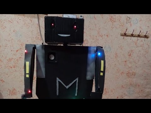 Homemade Humanoid Robot | Homemade Robot That speaks - YouTube