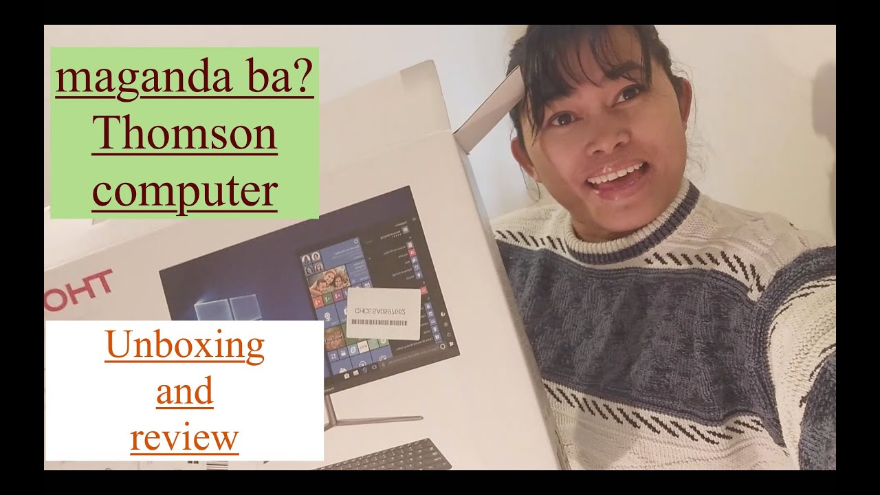Unboxing THOMSON COMPUTER ⎟AIO - All-in-one 21.5" with Windows 10 - YouTube