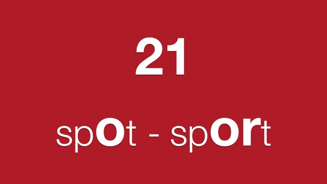 LISTEN & REPEAT: Spot - Sport. Your guide to English pronunciation ...
