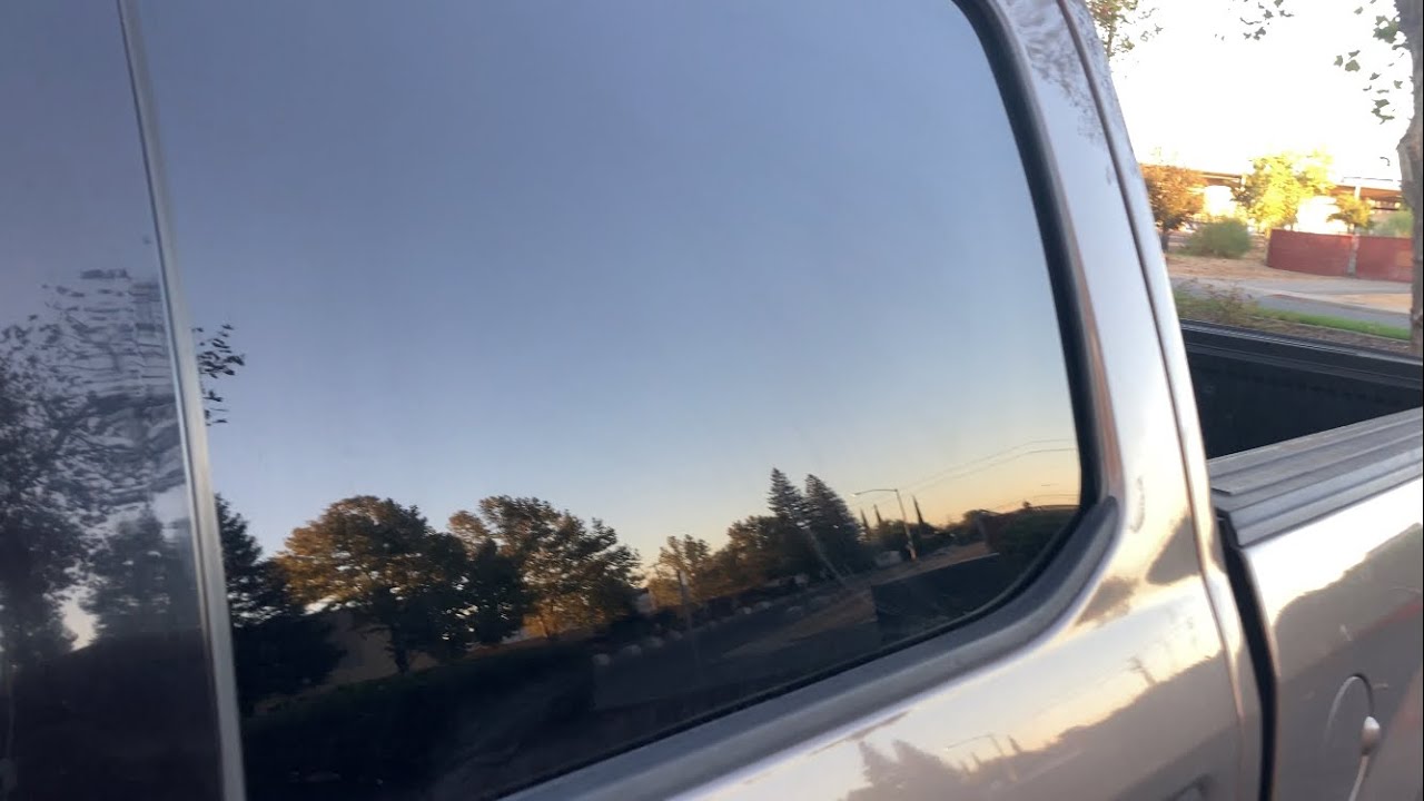 Darkest window tint in the world!Looking through 2% tint - YouTube