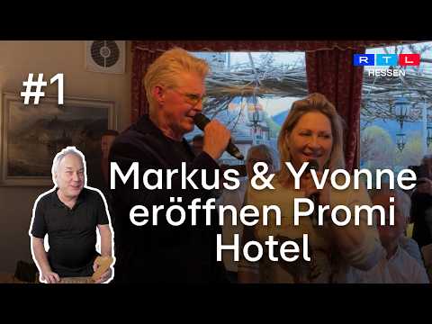 Neuer Deutscher-Welle-Star Markus Mörl und Ehefrau Yvonne König machen  Hotel zur Society-Perle