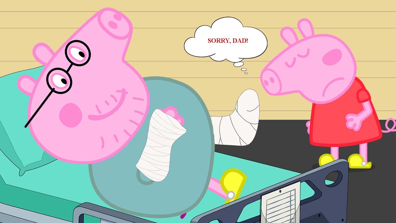 Peppa Pig Sorry Dad, Because of You, I'm Like This ?? | Peppa Pig Funny ...