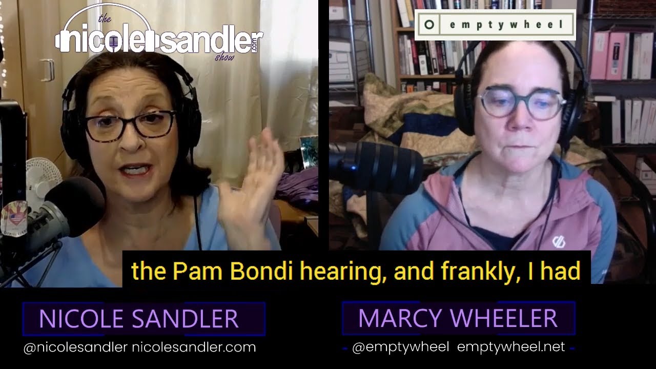 Questions Dems should've asked Pam Bondi at confirmation hearing. Marcy ...