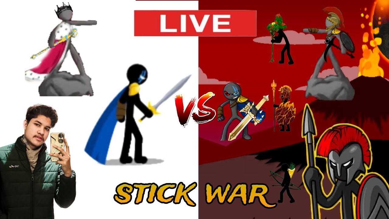 MARVEL PLAYER 1 is live || Stick War:Legacy GAMEPLAY is live - YouTube