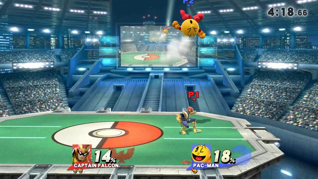 Captain Falcon Vs. Pac-Mac!Round2 - YouTube