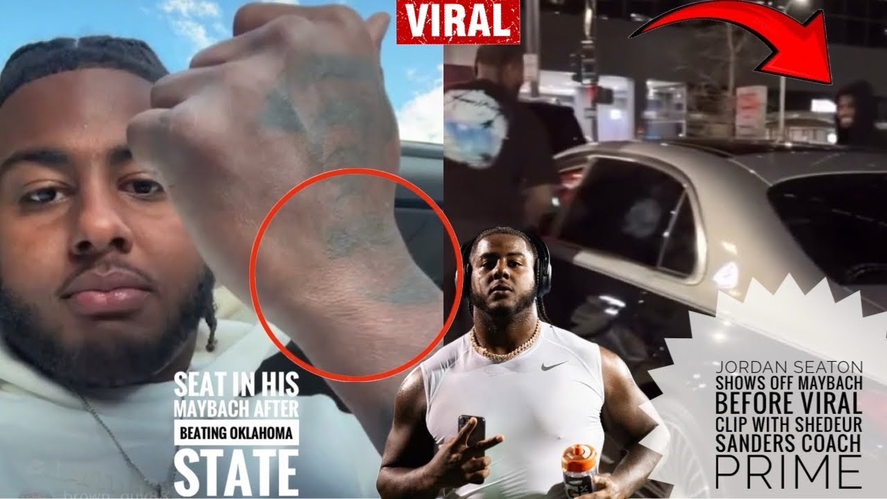 Jordan Seaton SHOWS OFF Maybach Before VIRAL Clip Wit SHEDEUR SANDERS ...