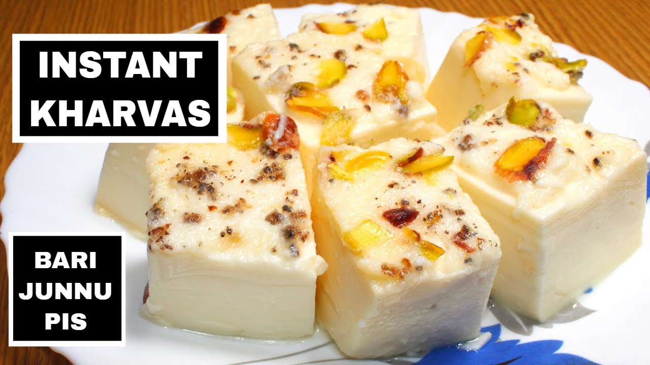 बिना चीक के बनाए खरवस I Homemade Kharvas Recipe | Bari, Junnu Recipe ...