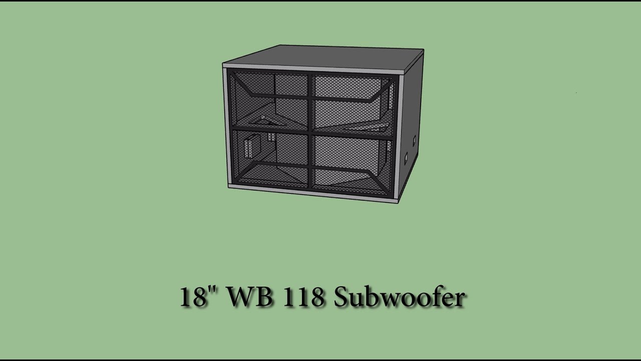 18" WBIN WBOX 118 Subwoofer - YouTube