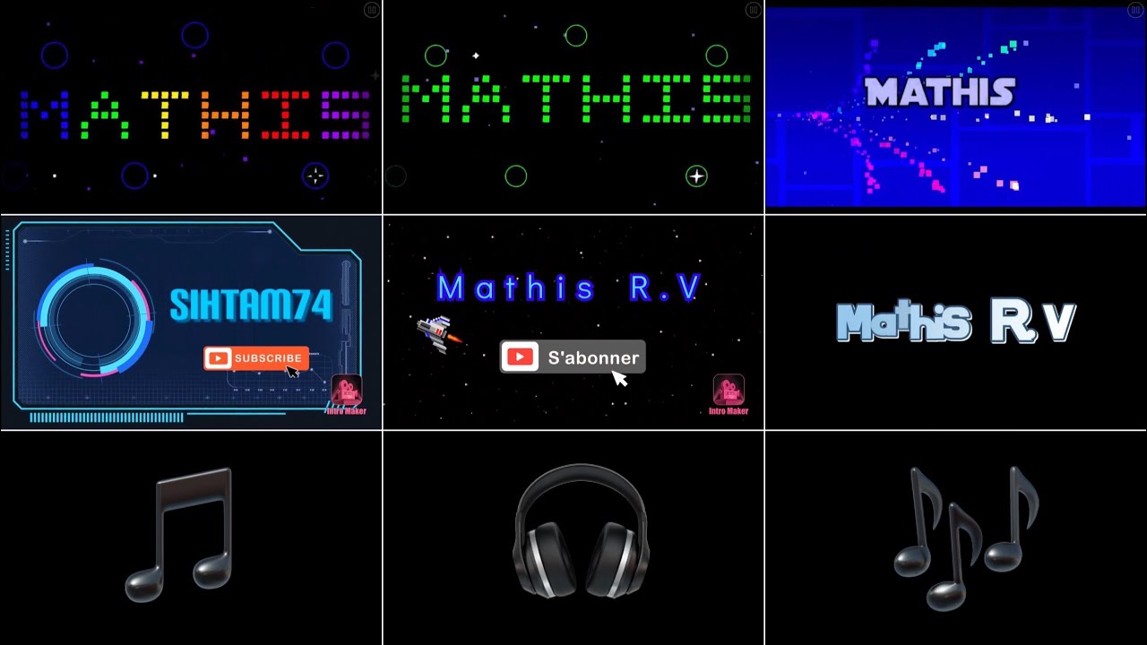 Mathis R.V : All intros, full songs ! - YouTube