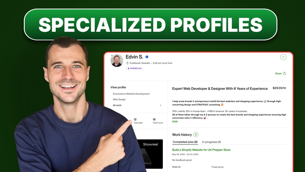 How to Create a Specialized Profile on Upwork (& Make +$$$$) - YouTube