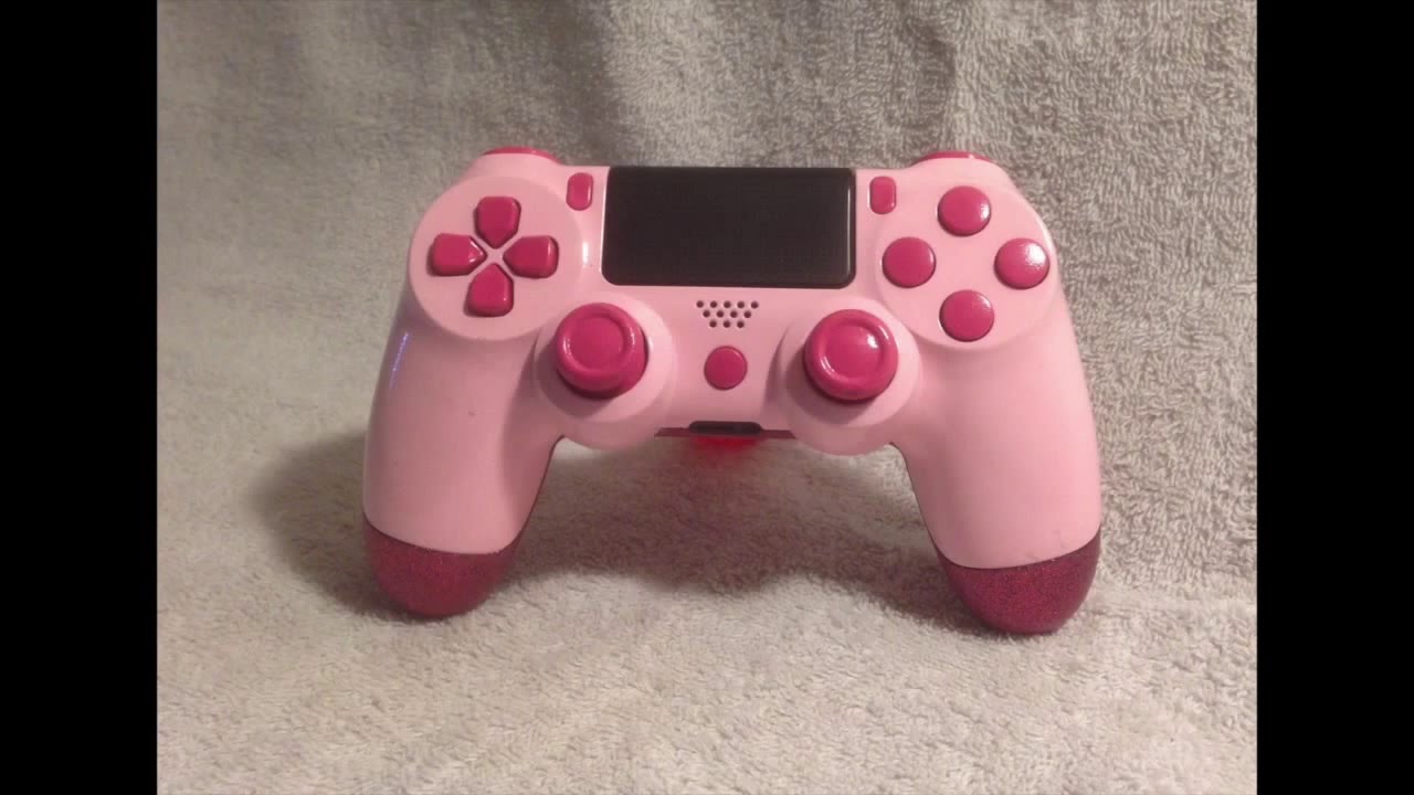 Ruby Princess Pink PS4 Controller - YouTube