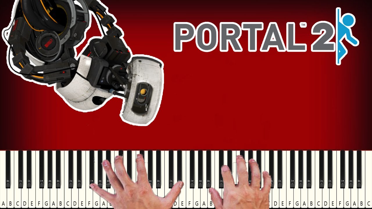 Portal 2 End Credits Song (Want You Gone) - PIANO TUTORIAL - YouTube