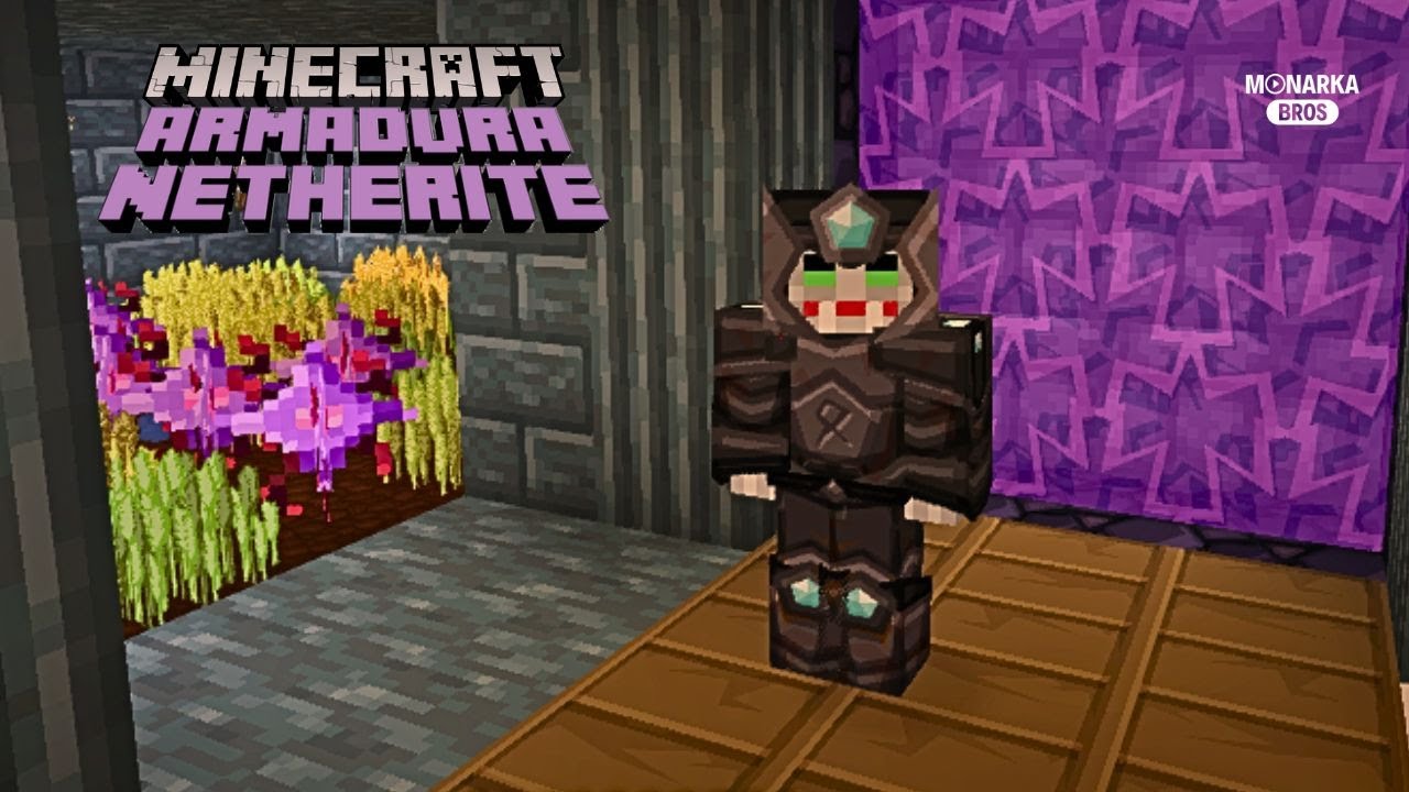 Tutorial Crafteo Armadura Netherite Una de Las Más Fuertes + Mesa ...
