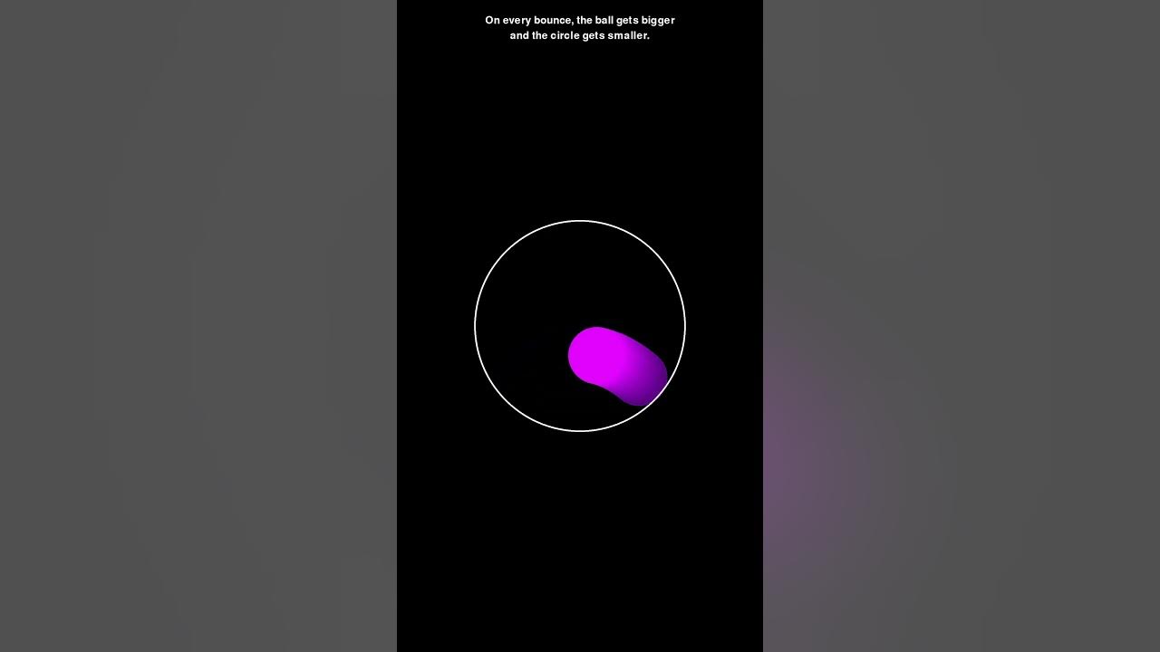 Ball Bouncing Simulation Coding Python Adhd Simulations Pygame Ball Youtube