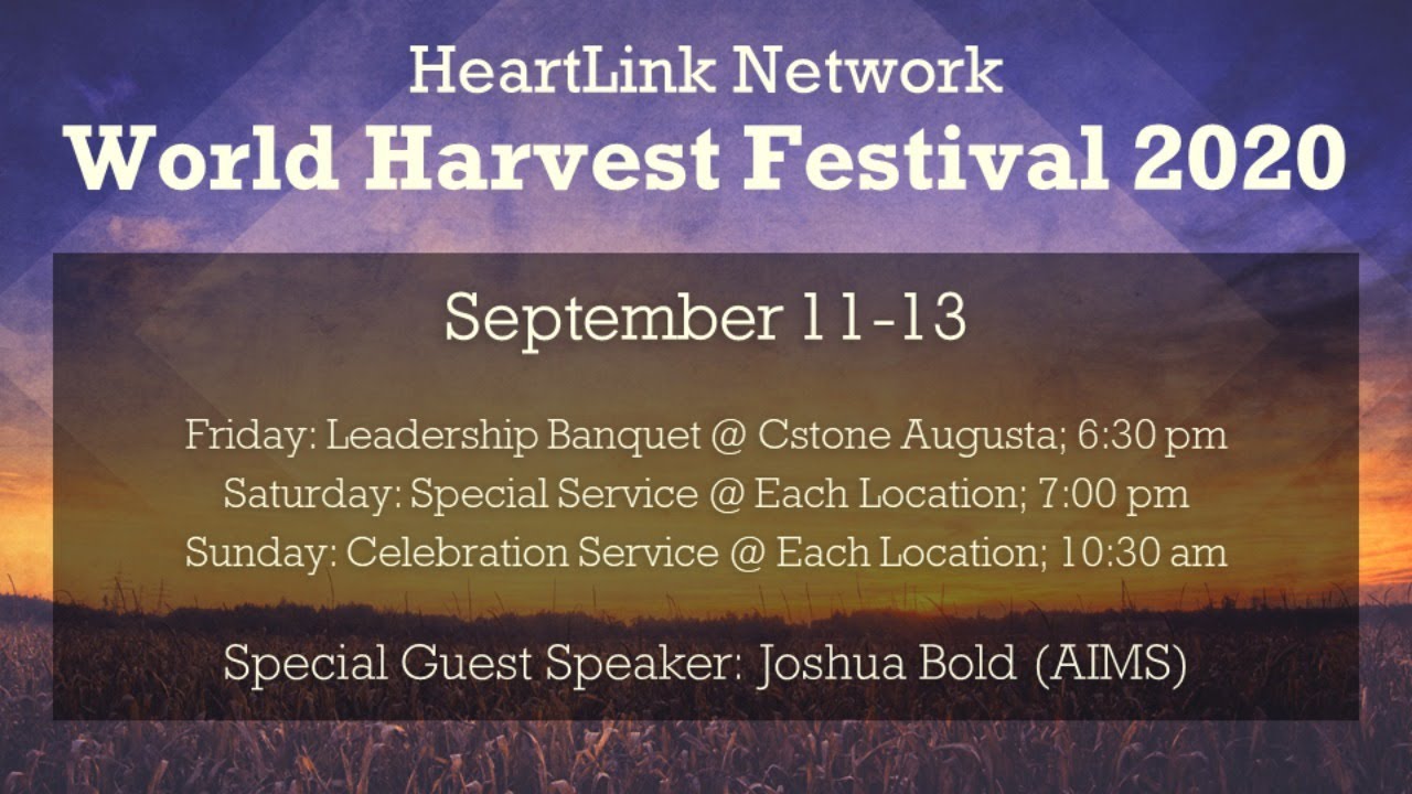World Harvest Missions Festival 2020 (Sunday Morning) - YouTube