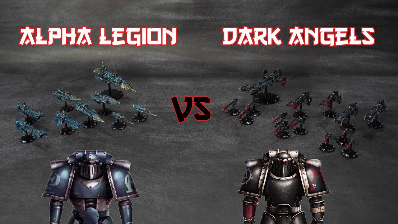 Horus Heresy Battlefleet Gothic Battle Report - Alpha Legion v Dark ...