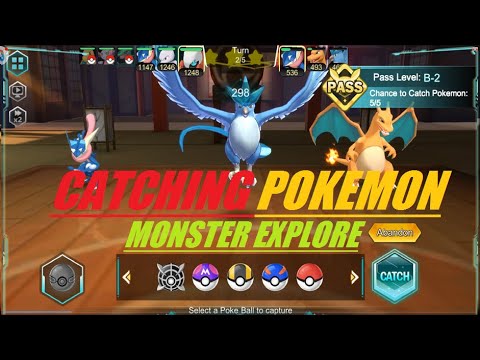 CATCHING POKEMON - MONSTER EXPLORE - YouTube