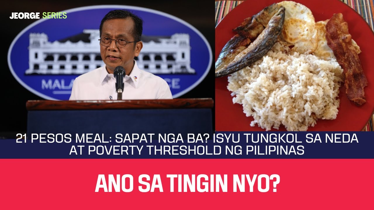 "21 Pesos Meal sa Pilipinas: Sapat Ba Talaga? Alamin Dito!" - YouTube