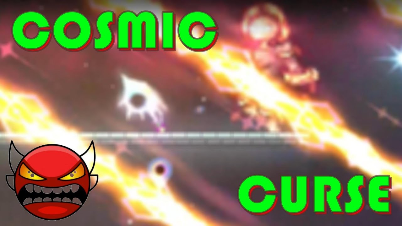 Cosmic Curse - LopyLuna〖Insane Demon〗| 42 Attempts | Geometry Dash ...