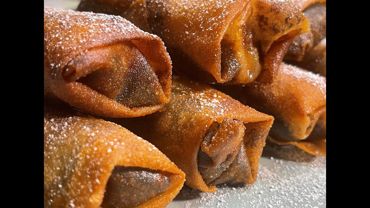 Sweet Banana Spring Roll Recipe | Banana Spring Roll - YouTube