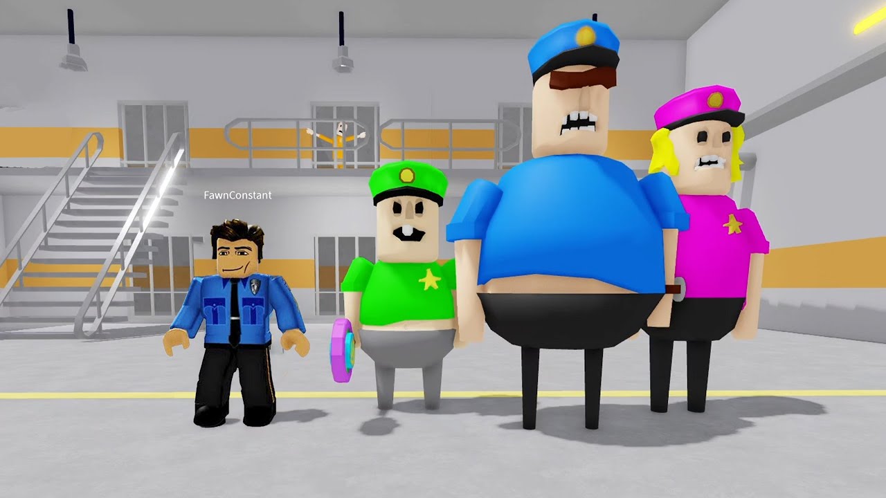 Escaping from a POLICE FAMILY ESCAPE! And BECAME a POLICE FAMILY COP ...