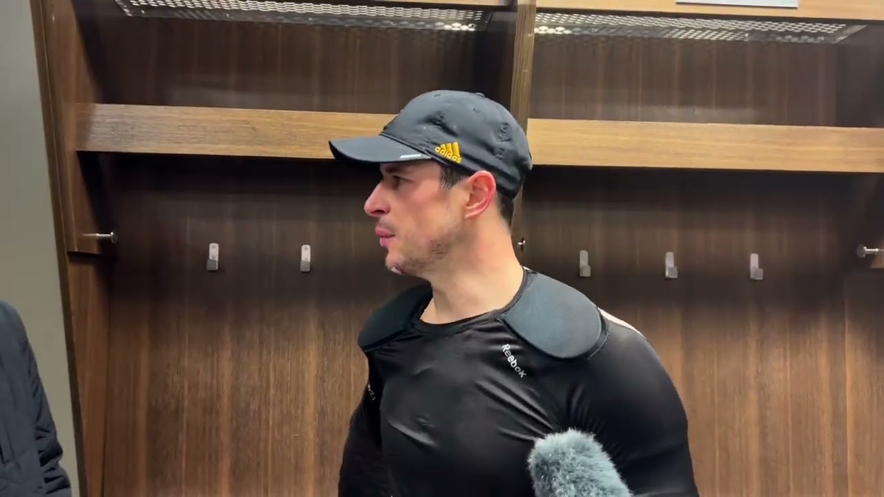 Penguins Locker Room: Sidney Crosby, Tristan Jarry & Mike Sullivan ...