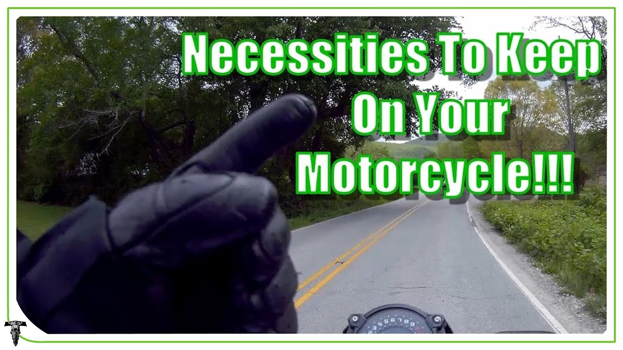Top Items to Keep on Motorcycles!! | What to Take on Rides - YouTube